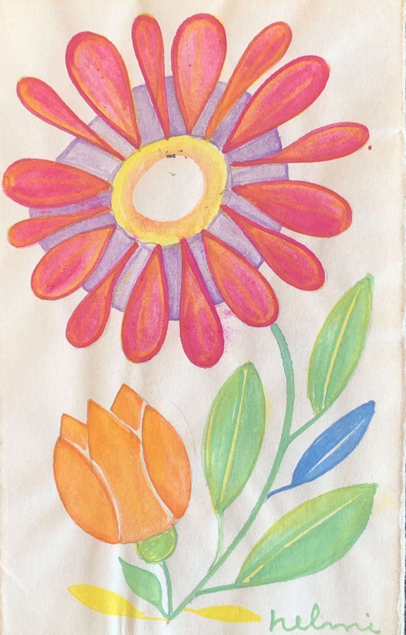 Helmi Juvonen • Pink & Purple Flower – Smith and Vallee Gallery